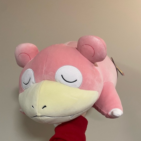 Pokemon | Toys | Pokmon Sleeping Slowpoke Squish Plush | Poshmark